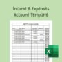 Income and Expenditure Account Template - Template Warriors